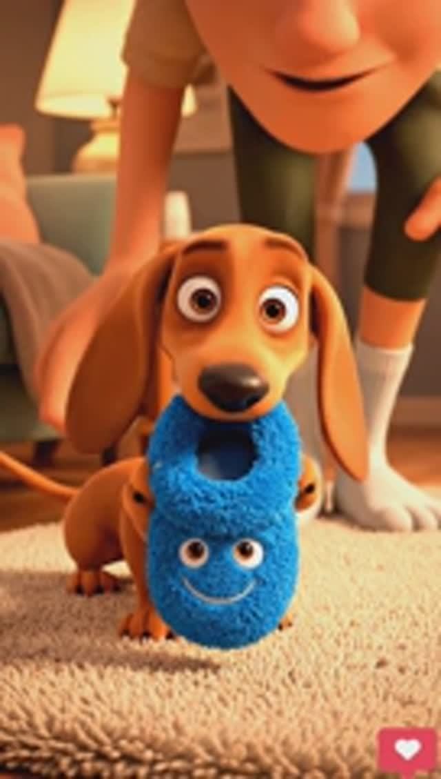 Собака украла тапок… и пожалела 😂🩴