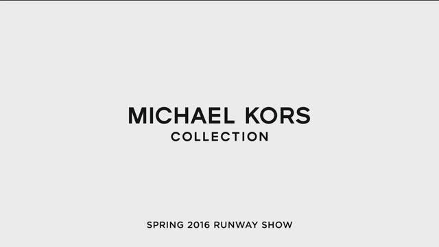 Показ женской коллекции Michael Kors весна-лето 2016
