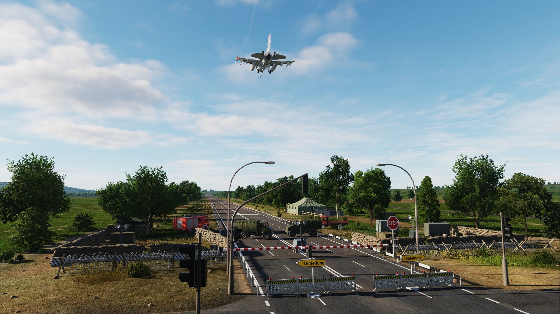 DCS: Cold War Germany - Landing on the highway Strip