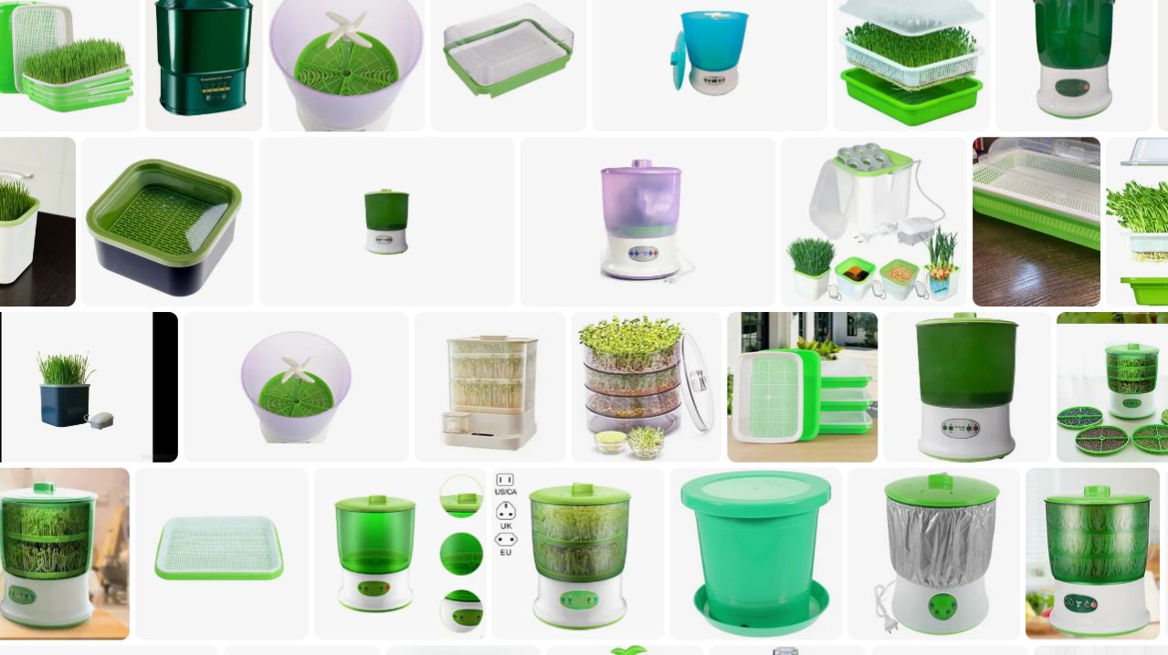 Оригинальный проращиватель семян на паровой бане собственного производства на 3Д принтере