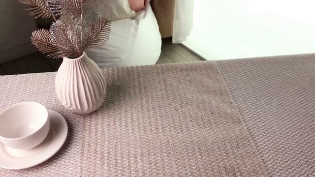 Ткань для декорирования ИЗЯЩНЫЙ ОРНАМЕНТ, полоски, кремовая, 35x200 см, 611583-1