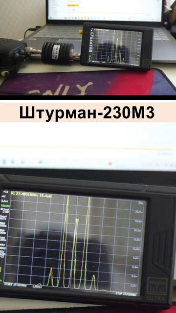 OPTIM-Sprint и Штурман-230М3 - доля полезной мощности и реально излучаемая мощность носимых cb раций
