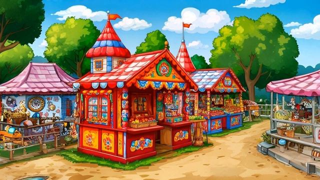 🎪 Футаж „Ярмарка“ — атмосфера русских народных гуляний для ваших видео!