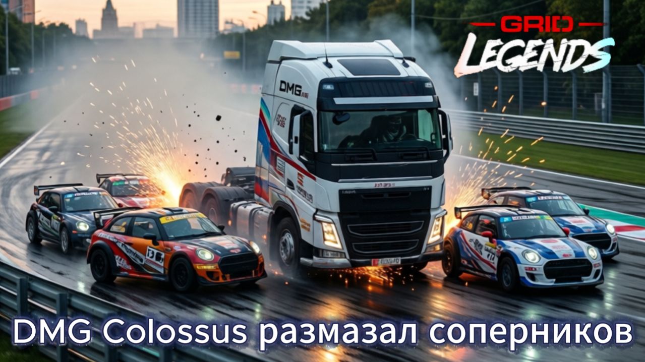 DMG Colossus против Mini Miglia: мясорубка в Москве | GRID Legends