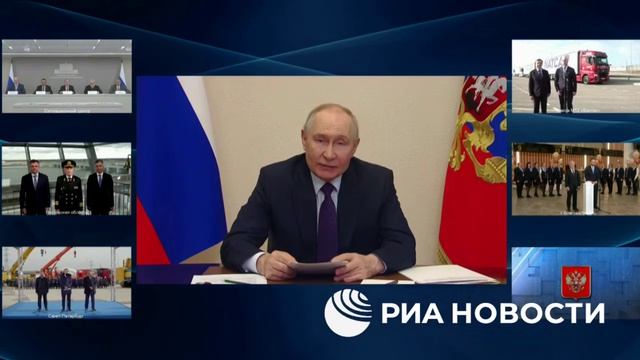 Путин запустил движение беспилотных грузовиков по трассе М12 «Восток»