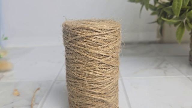 Джутовый шнур для декорирования КАВО БЕЖ, 1 мм* 100 м, CAA700860-1