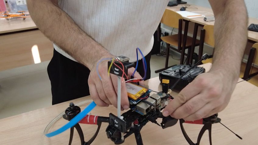 В НВГУ создали модуль автономного полета БПЛА