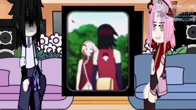 Sasuke And Sakura React To Each Other, Sasusaku, Naruto, Spoilers! Gacha Reaction, Itz_Chizukii