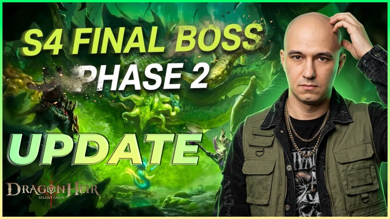 S4: 2-я фаза Финального босса! АПДЕЙТ УРОНА и новые коды команд 🚀 🐉Dragonheir:Silent Gods🐉
