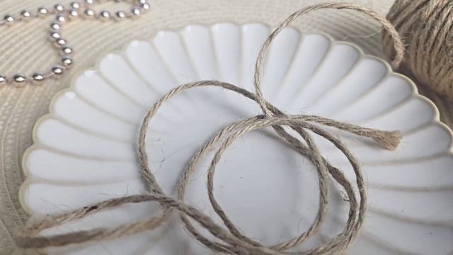 Джутовый шнур для декорирования КАВО БЕЖ, 3 мм* 25 м, CAA700860-3