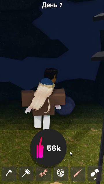 КотоРоблокс 99 ночей в лесу, коса и вампирский плащ найдены в сундуке лабиринта