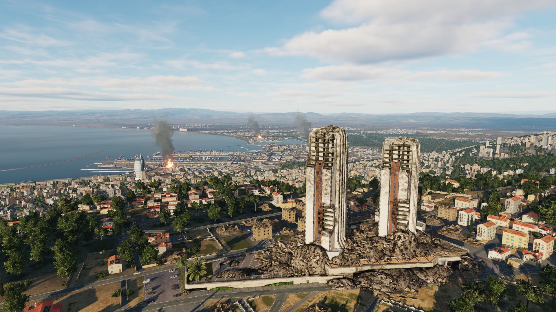 All destruction models of unique objects DCS: Syria Map