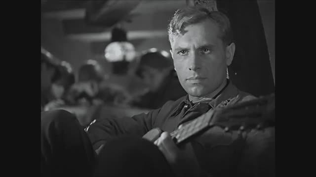Тёмная ночь. Фрагменты из фильма "Два бойца". 1943 г.