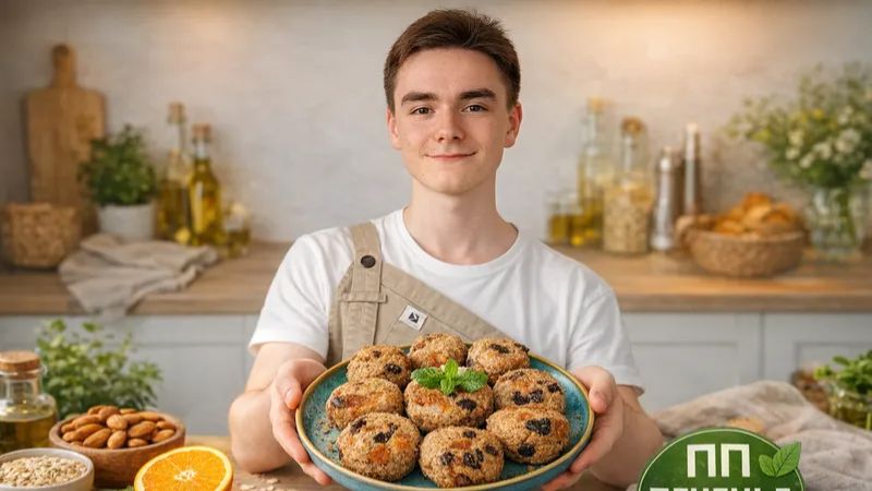 ПЕЧЕНЬЕ без САХАРА с СУХОФРУКТАМИ. ПОЛЕЗНОЕ ПИТАНИЕ