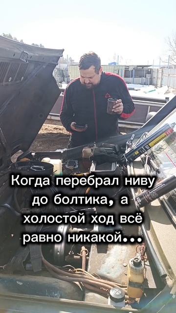 Иногда нивас очень расстраивает! #мужская каморка #нива #карбюратор