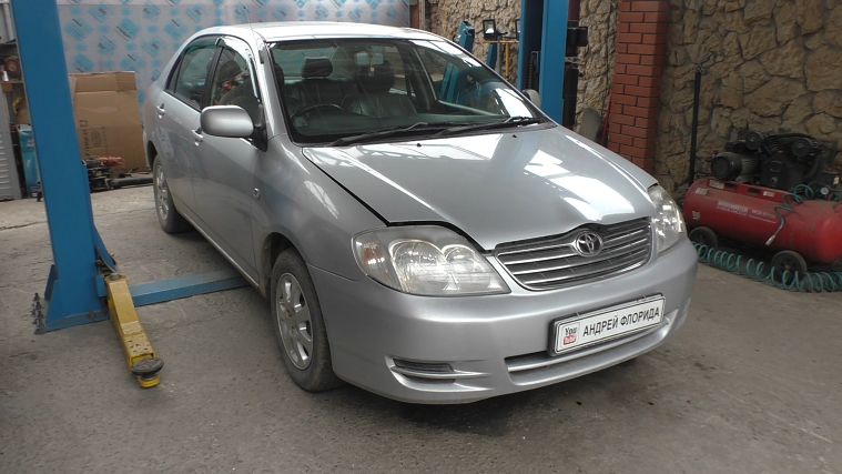 Замена заднего сальника коленвала на Toyota Corolla NZE121 Тойота Королла 1.5 2003 1часть