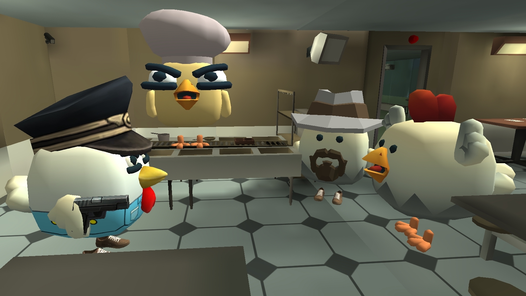 Сериал "Опасный мир Чикен-Сити" 3 Серия "Побег"(Сори что может звук от картинки отставать)