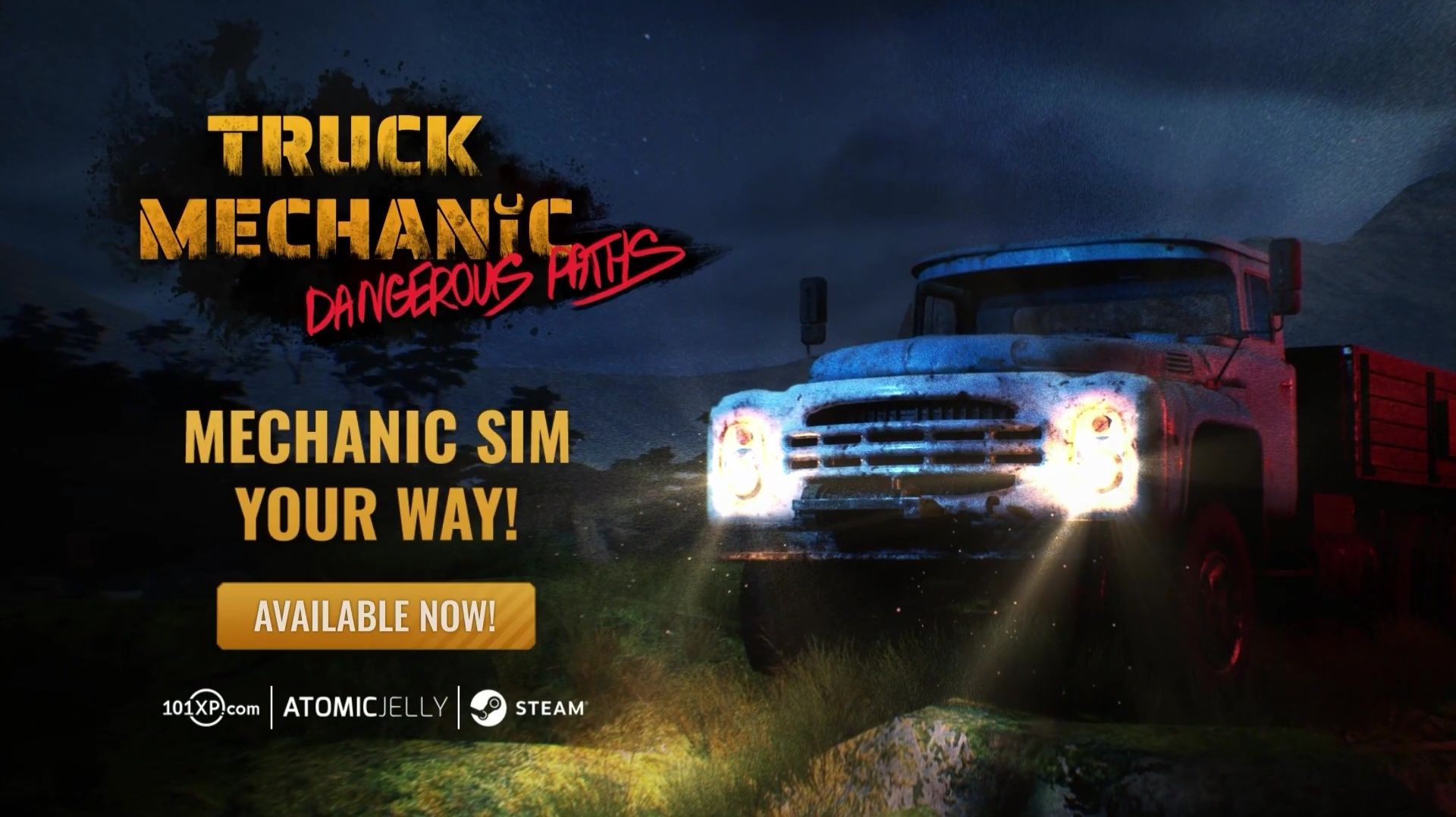 Truck Mechanic: Dangerous Paths - Релизный трейлер