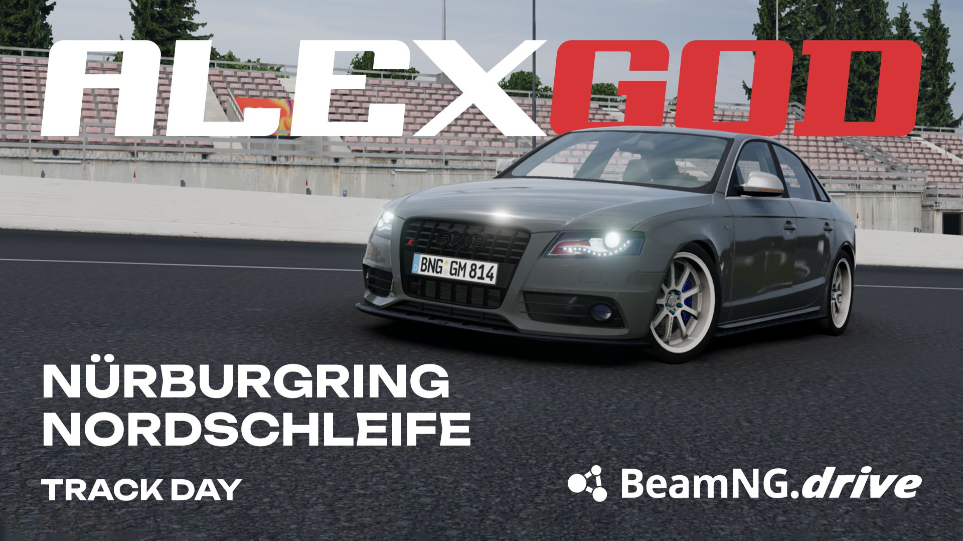 НАСТОЯЩАЯ АНАРХИЯ на Nürburgring Nordschleife в Track Day I AUDI S4 I BeamNG.Drive