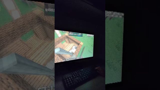 Строю город с модом create в майнкрафте