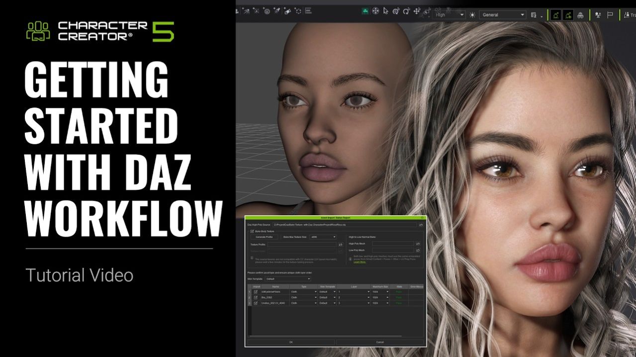 Начало работы с пайплайном Daz → Character Creator 5: полный гайд!
