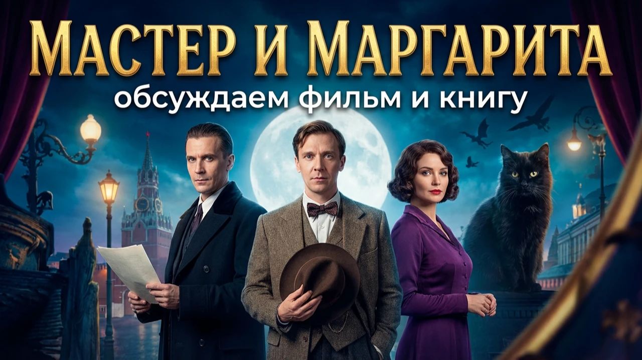 «Мастер и Маргарита»  М. Локшина. Обсуждаем фильм и роман