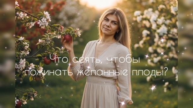 Что сеять, чтобы пожинать желанные плоды?
