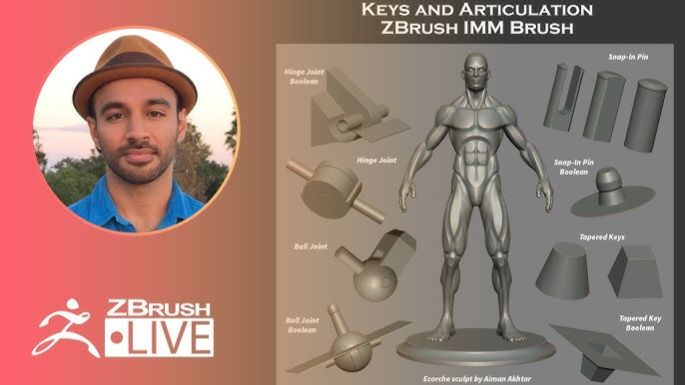 3D-печать в ZBrush Keys & Articulation