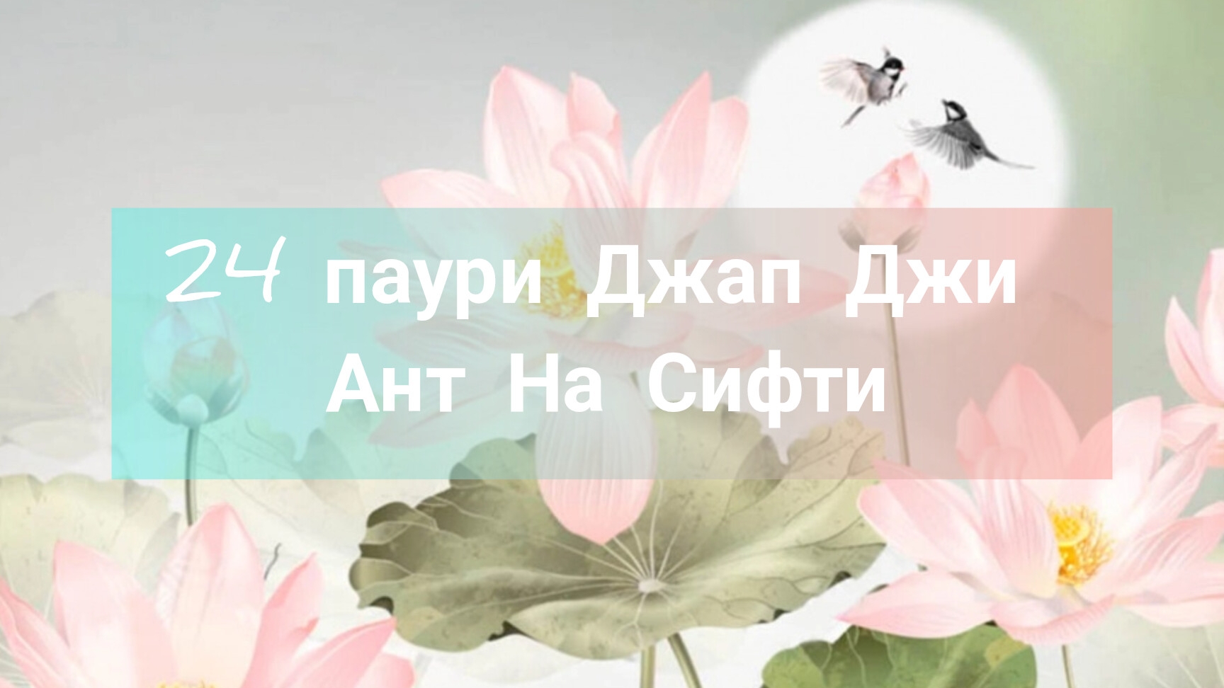 24 паури Джап Джи "Ант На Сифти", 11 повторений (Снатам Каур)