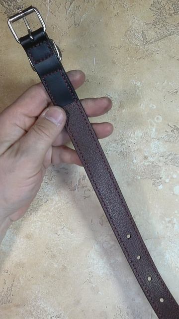 Работа с кожей Ошейник #shorts #кожа #ошейник  #остраяжизнь #edc