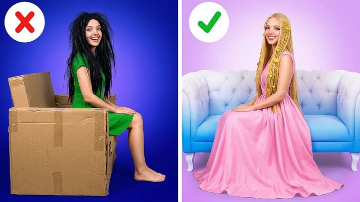 Обычные vs роскошные лайфхаки красоты: преображение 💅