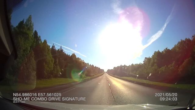 На машине из Башкирии в Новосибирск . День первый ч.3 Проехали Сим.