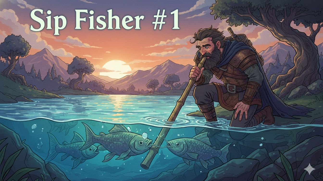 Начинаем пить озеро ► Sip Fisher #1