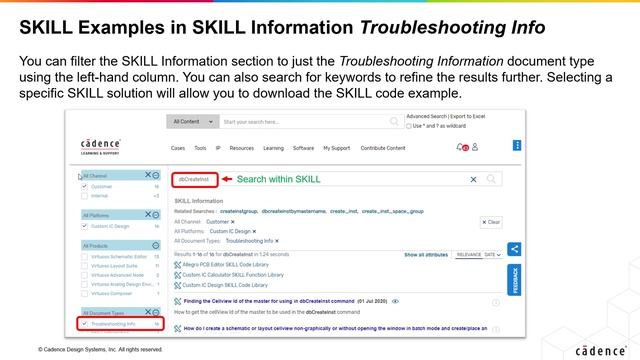 SKILL | 1. Locating SKILL information
