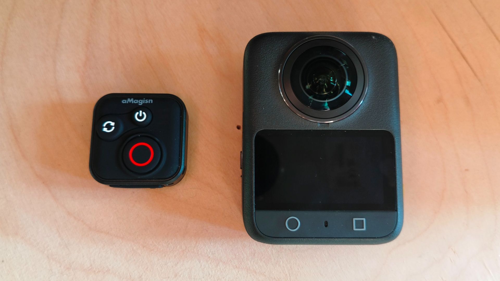 Обзор или сказ про то, как я подключал блютуз кнопку aMagish к Dji Osmo 360.