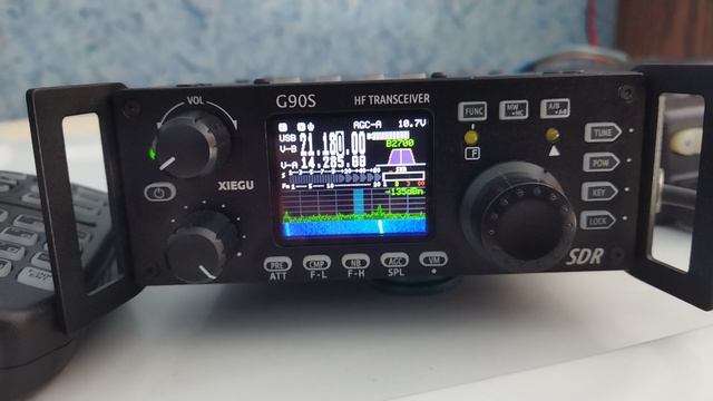 Проблема Xiegu G90S. Ползущая полоса.