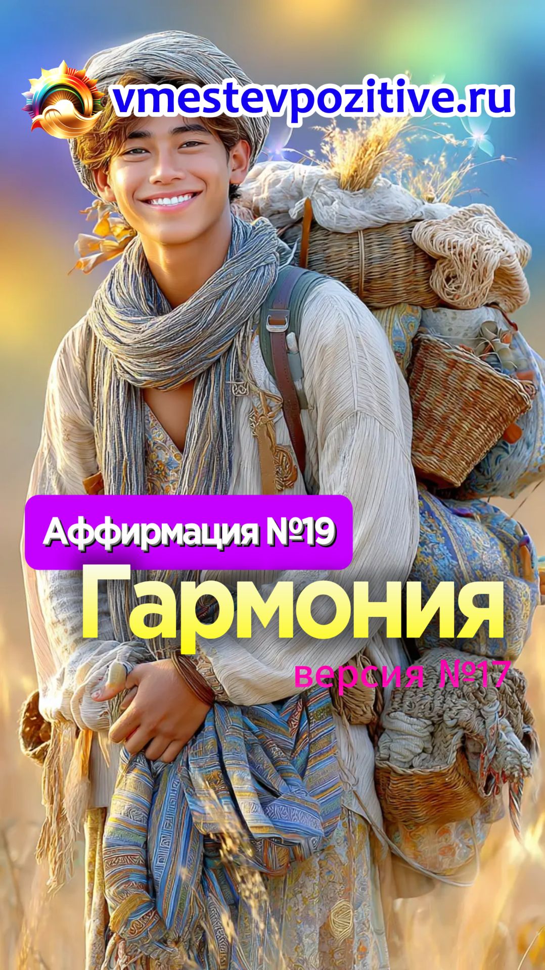 Affirmation. Male. №19. Гармония (v17)