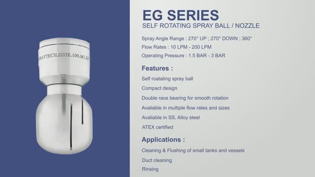 Форсунки для очистки резервуаров серии EG