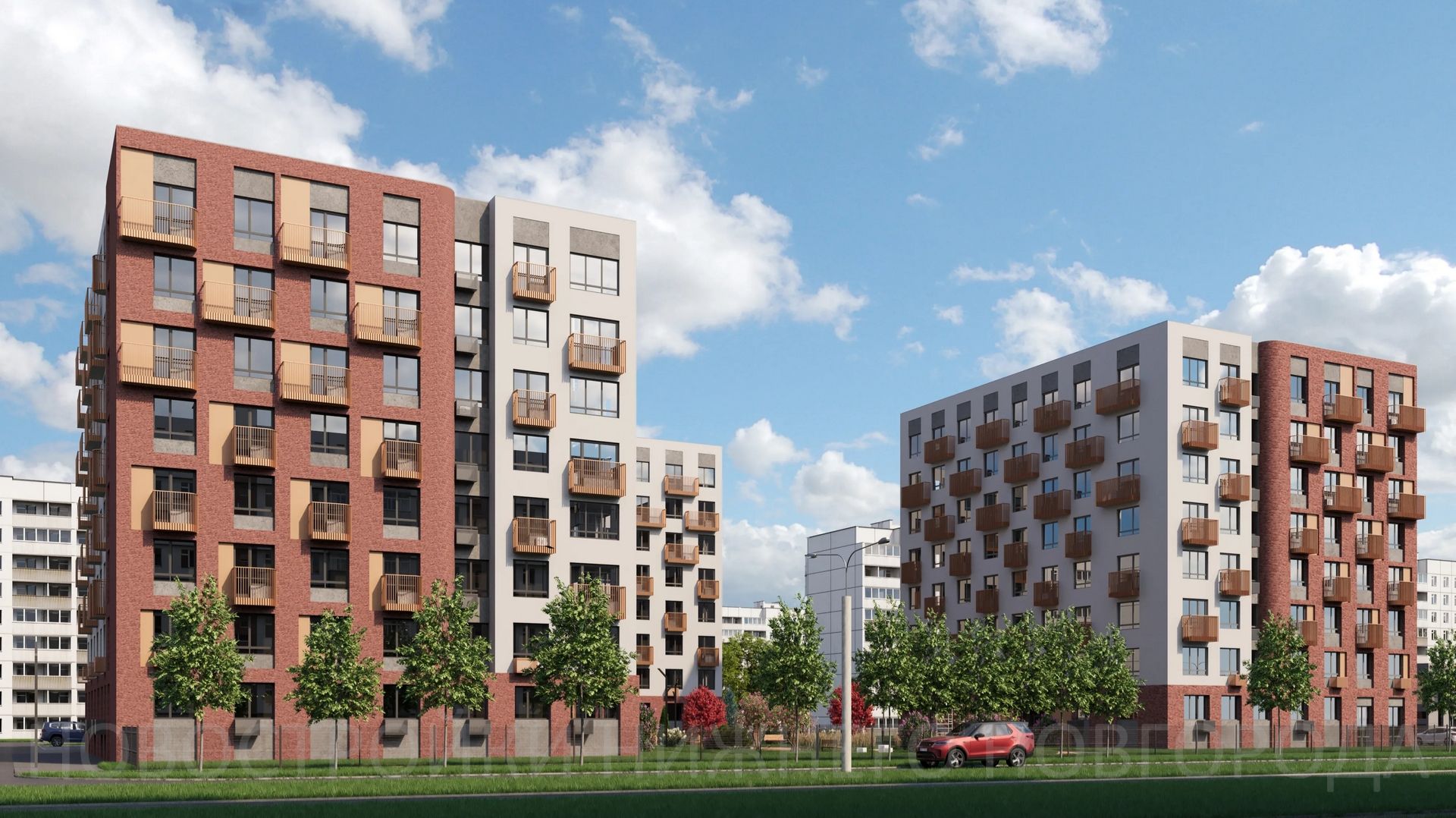 ЖК "Трио", 3 корпуса МКД. ГК "Юника" || Автозаводский р-он, ул. Комсомольская, 38а ||  Март 2026