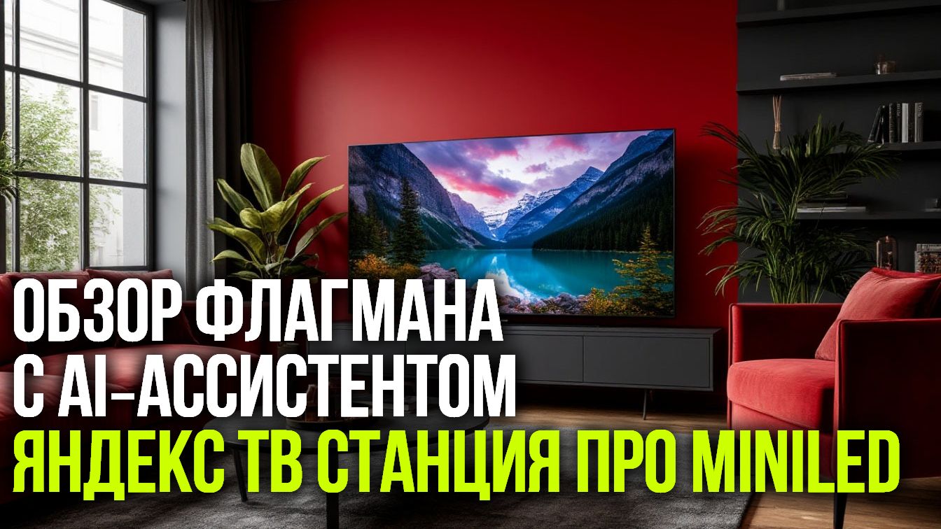 Какой телевизор выбрать в 2026? Тест Яндекс ТВ Станции Про MiniLED vs конкуренты