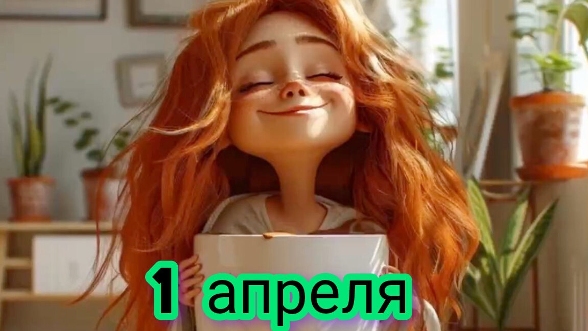 С 1 апреля! С добрым утром. Красивая музыкальная открытка.