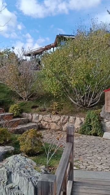 ЯПОНСКИЙ САД В САНАТОРИИ СБЕРБАНКА. Крым...