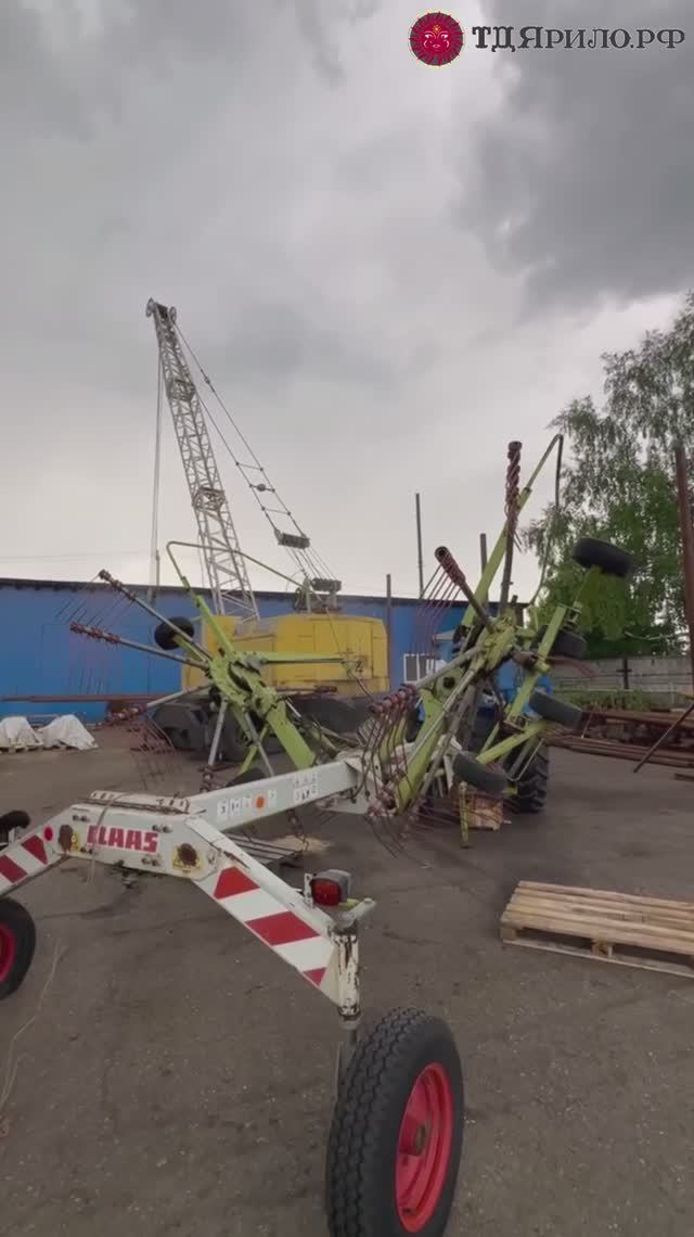 Прокрутка и проверка граблей CLAAS LINER 680L