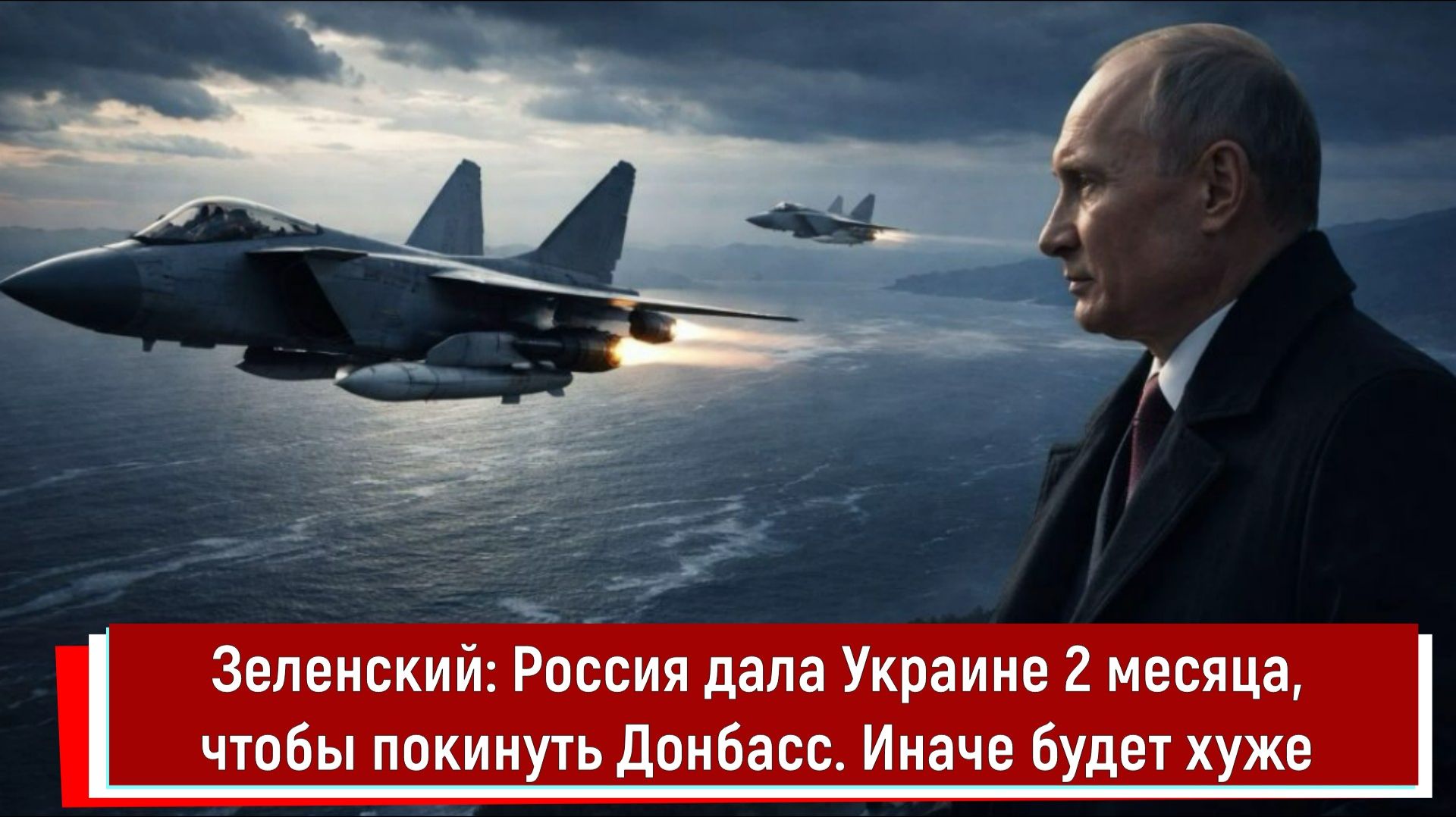 Зеленский: Россия дала Украине 2 месяца, чтобы покинуть Донбасс. Иначе будет хуже