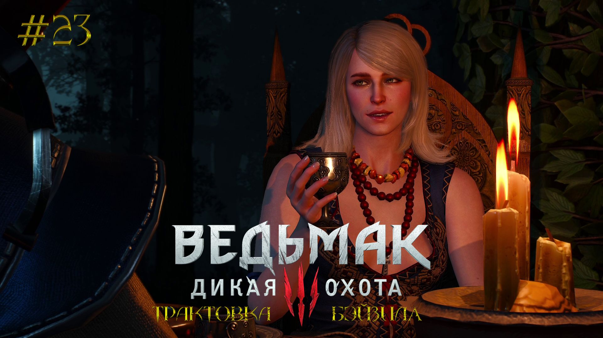 Ведьмак 3: Дикая Охота [ЧАСТЬ 23] - СВИДАНИЕ С КЕЙРОЙ! Пираты и Судьба Мец! (Трактовка Бэйзила)