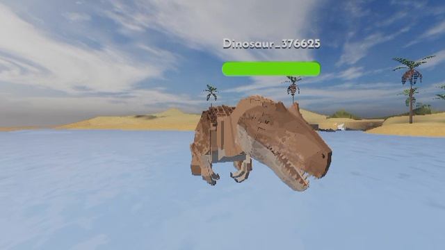 brown Allosaurus