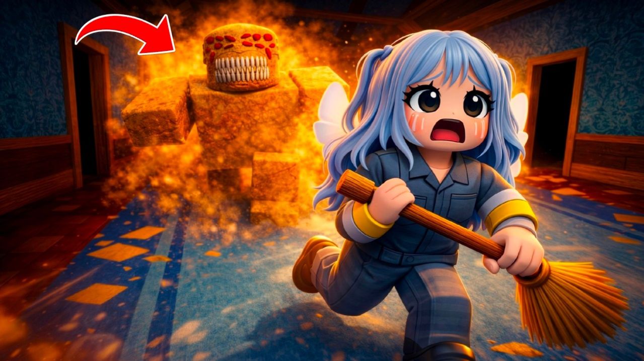 НИКОГДА НЕ РАБОТАЙ УБОРЩИКОМ В ПРОКЛЯТОМ ОСОБНЯКЕ В РОБЛОКС!