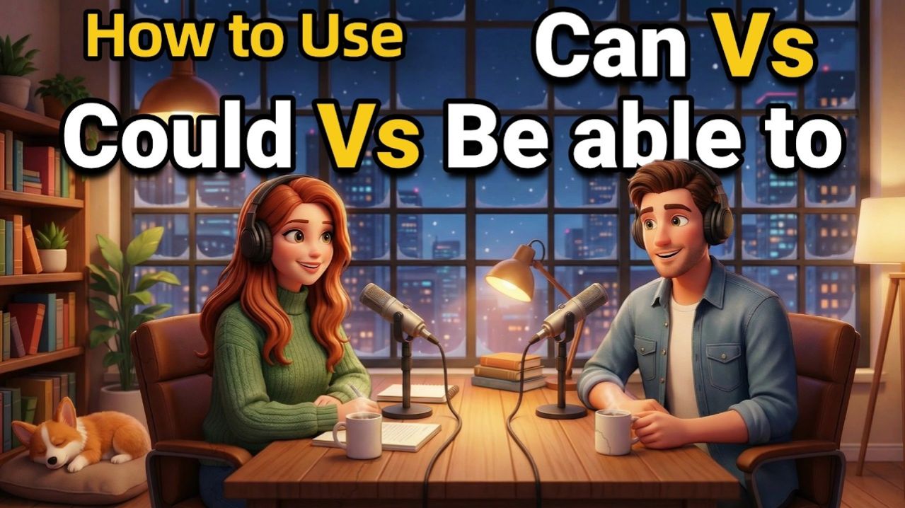 How to Use CAN, COULD & BE ABLE TO in Everyday English | Daily English Conversations English Podcast