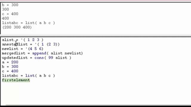 SKILL | 3. Working with SKILL Lists