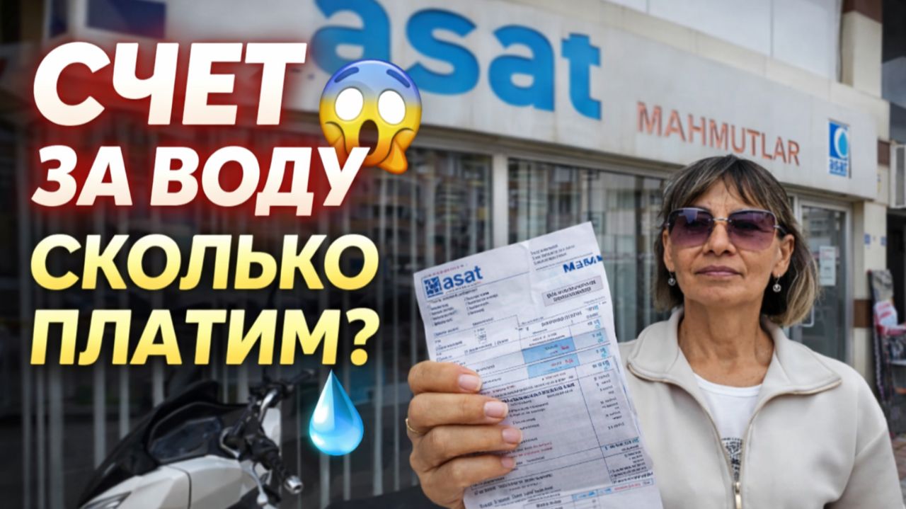 Сколько платим за воду в Турции? Разбираемся в тарифах.
